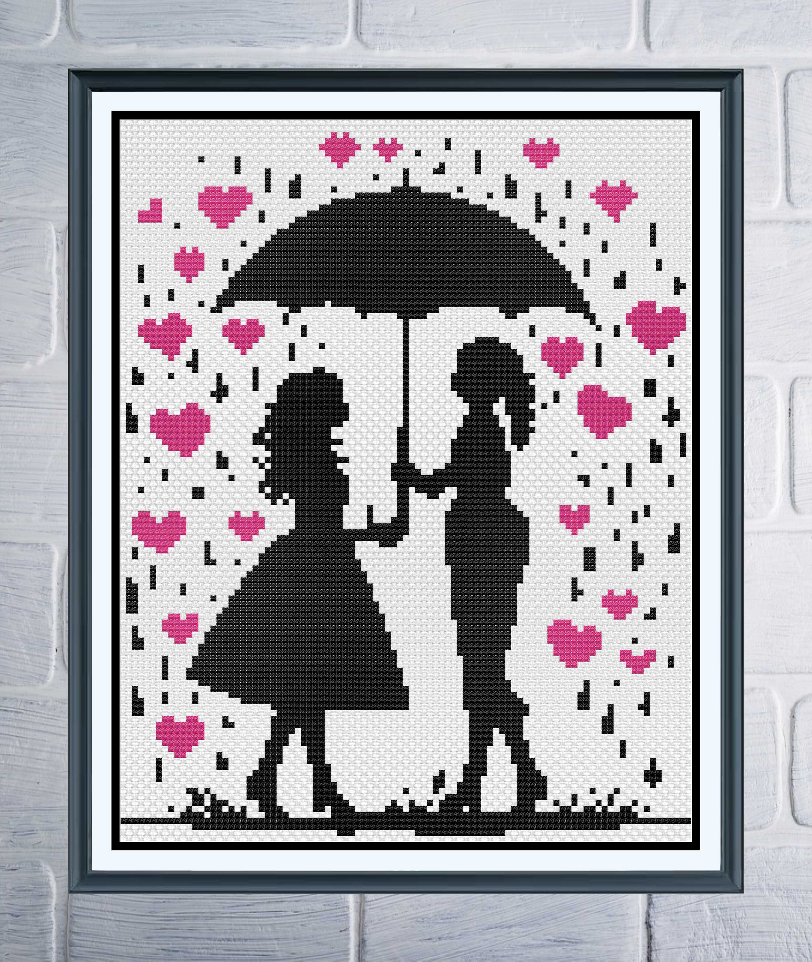 Raining Love 2F Chart – paddocklanedesigns